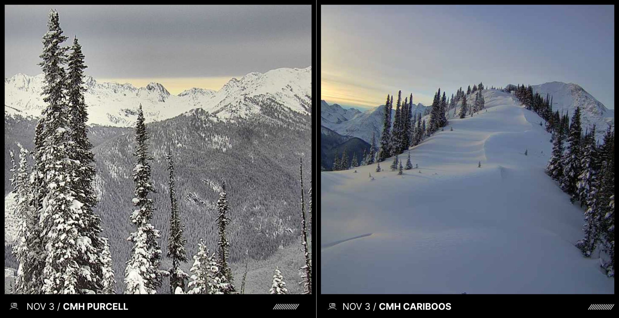 Watch: A Snow-vember to remember | CMH Heli Skiing